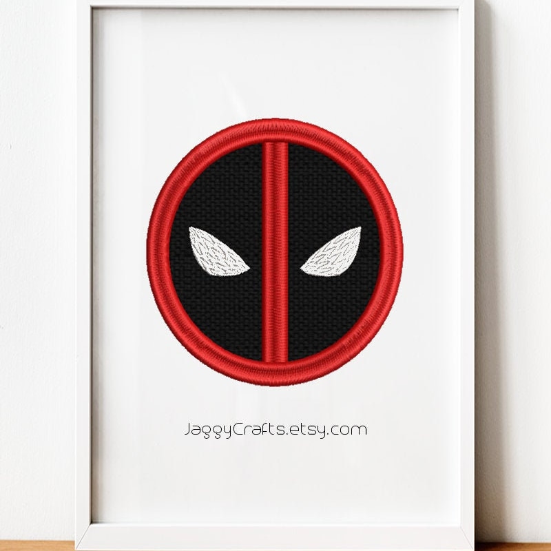 Deadpool Embroidery Design - Etsy