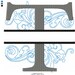 Split Monogram T Embroidery Design Font With Swirl Motif Design in 3 ...