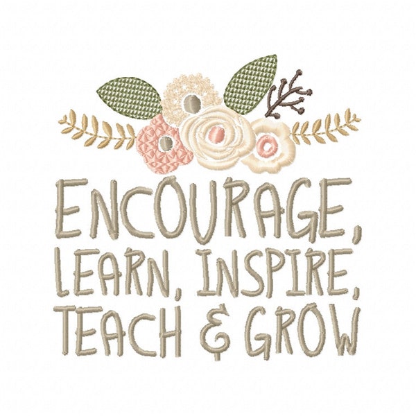 Teacher Embroidery - Etsy