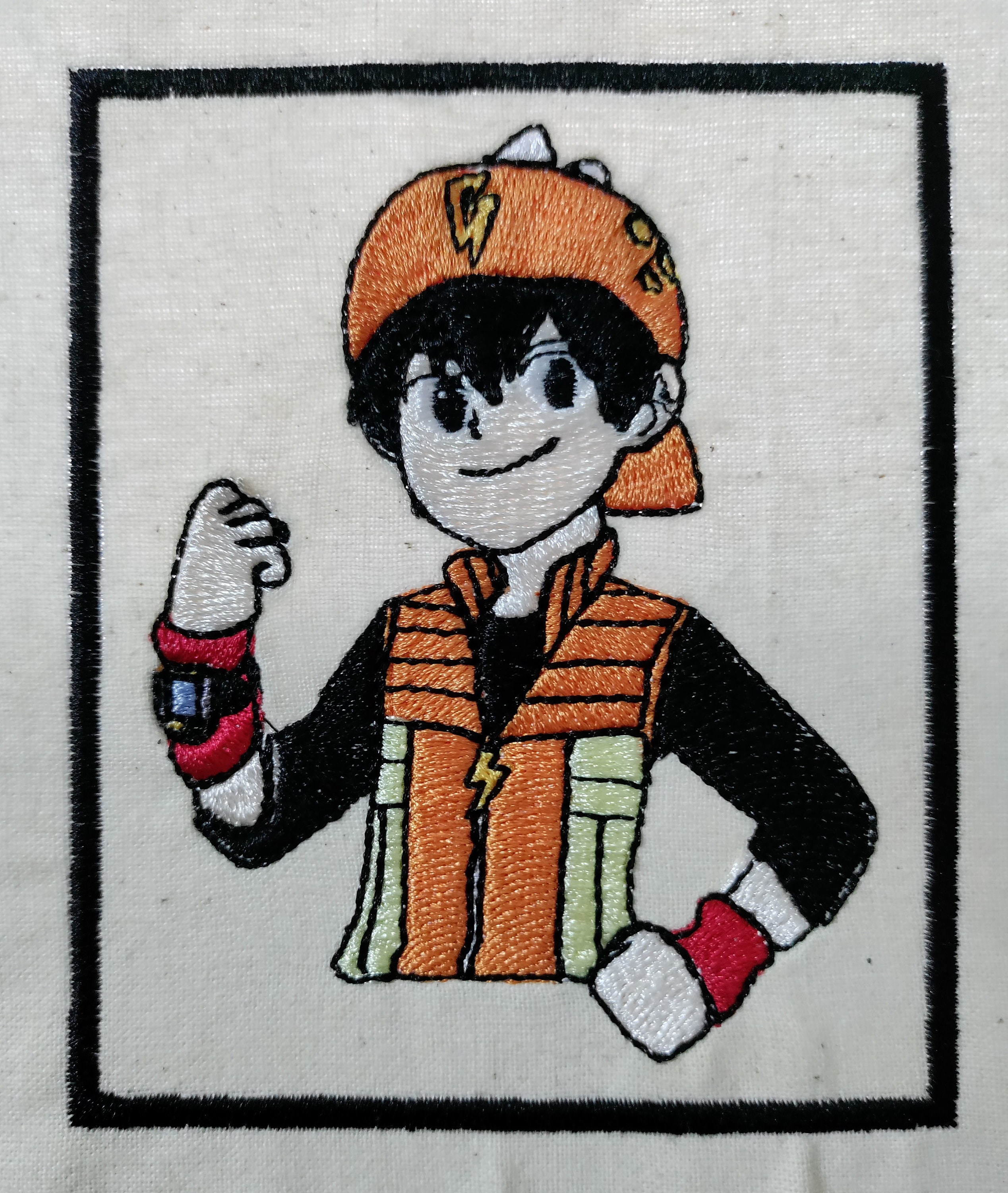 Boboiboy Cool Boy With Cap Embroidery Design in 4 Sizes Instant ...
