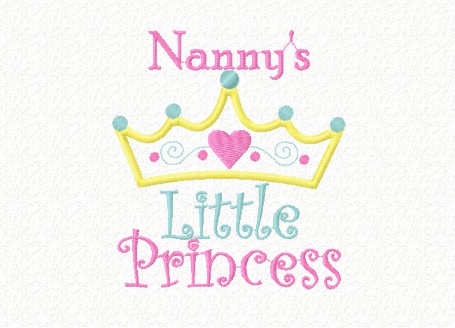Embroidery Design Machine Applique Cute Nanny's Little | Etsy