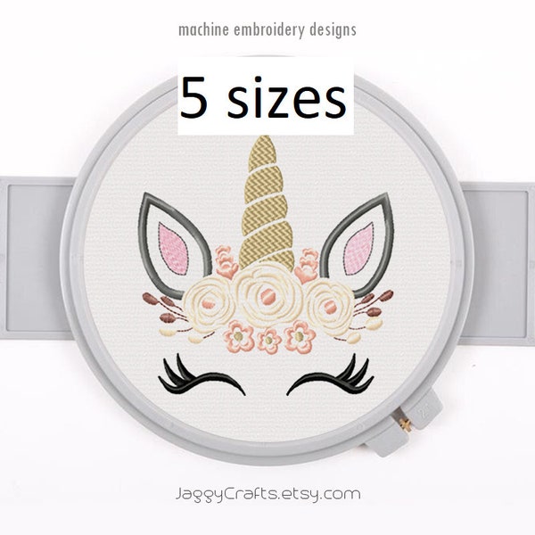 Unicorn Machine Embroidery Design - Etsy