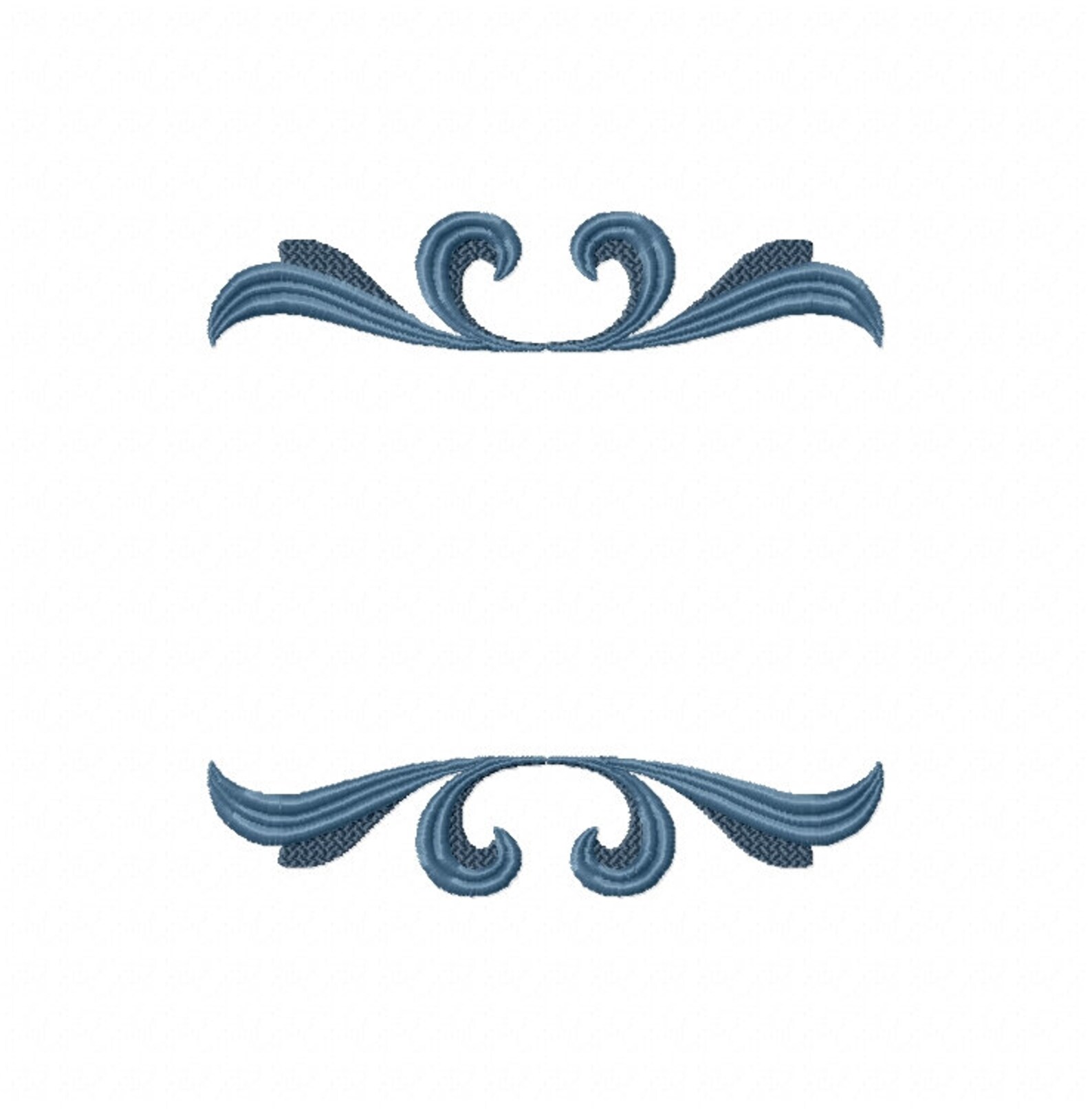 Decorative Royal Brocade Frame Embroidery Design Monogram Border in 3 ...