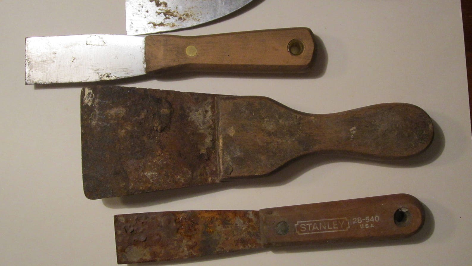 Lot of 5 Vintage Shabby Paint Scrapers Some Primitive All | Etsy