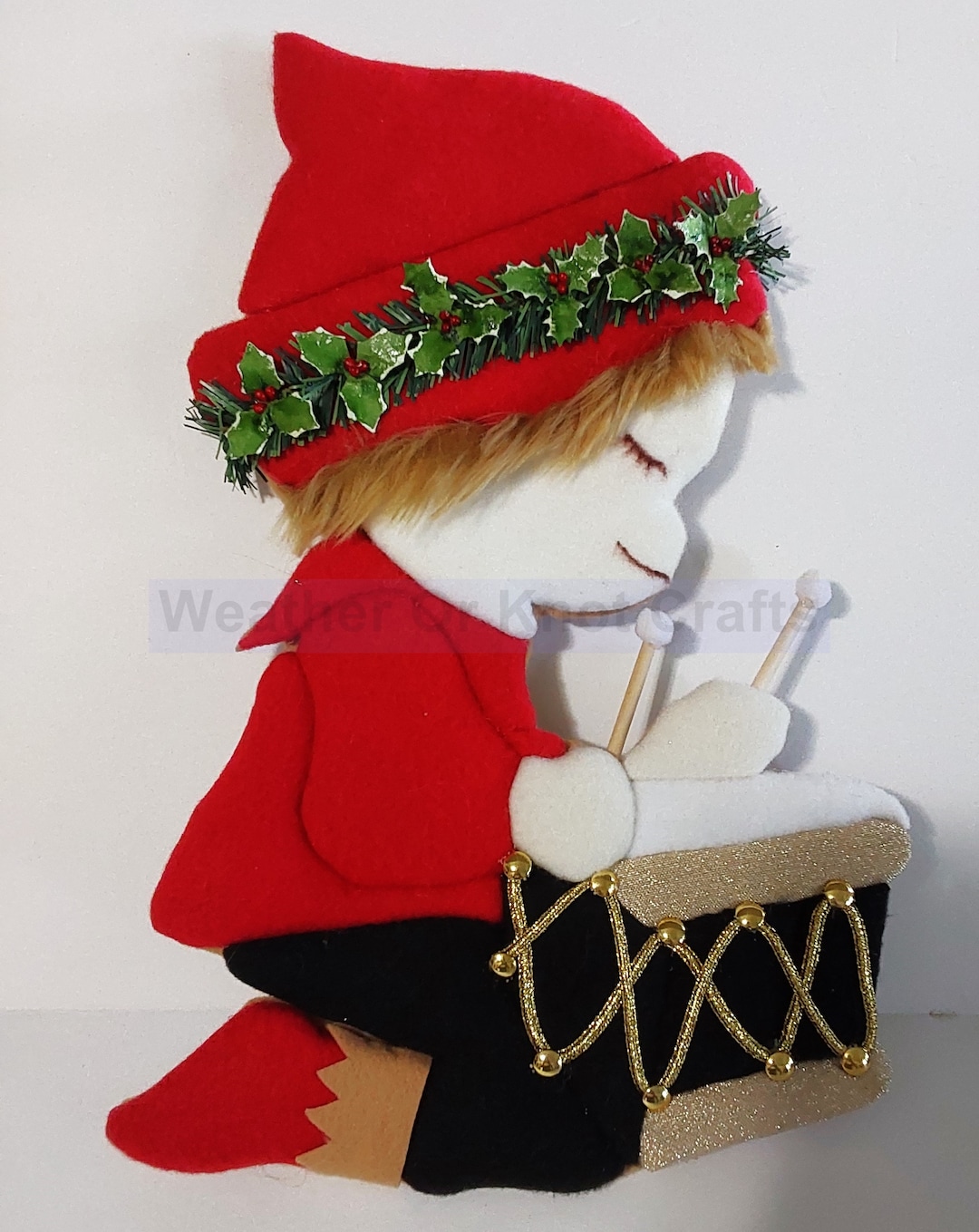 Little Drummer Boy Original Designed Wreath Attachment, Front Door ...