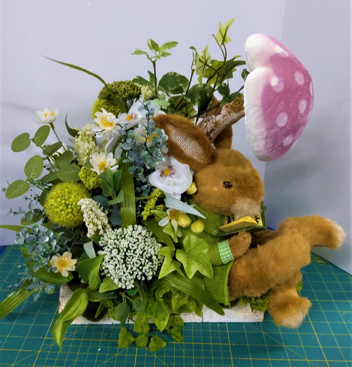 Spring Centerpiece Bunny Centerpiece table decoration | Etsy