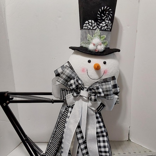 Snowman Head Tree Topper - Etsy