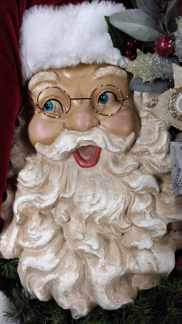 BEST SELLER Santa Wreath Santa Face Christmas Wreath - Etsy