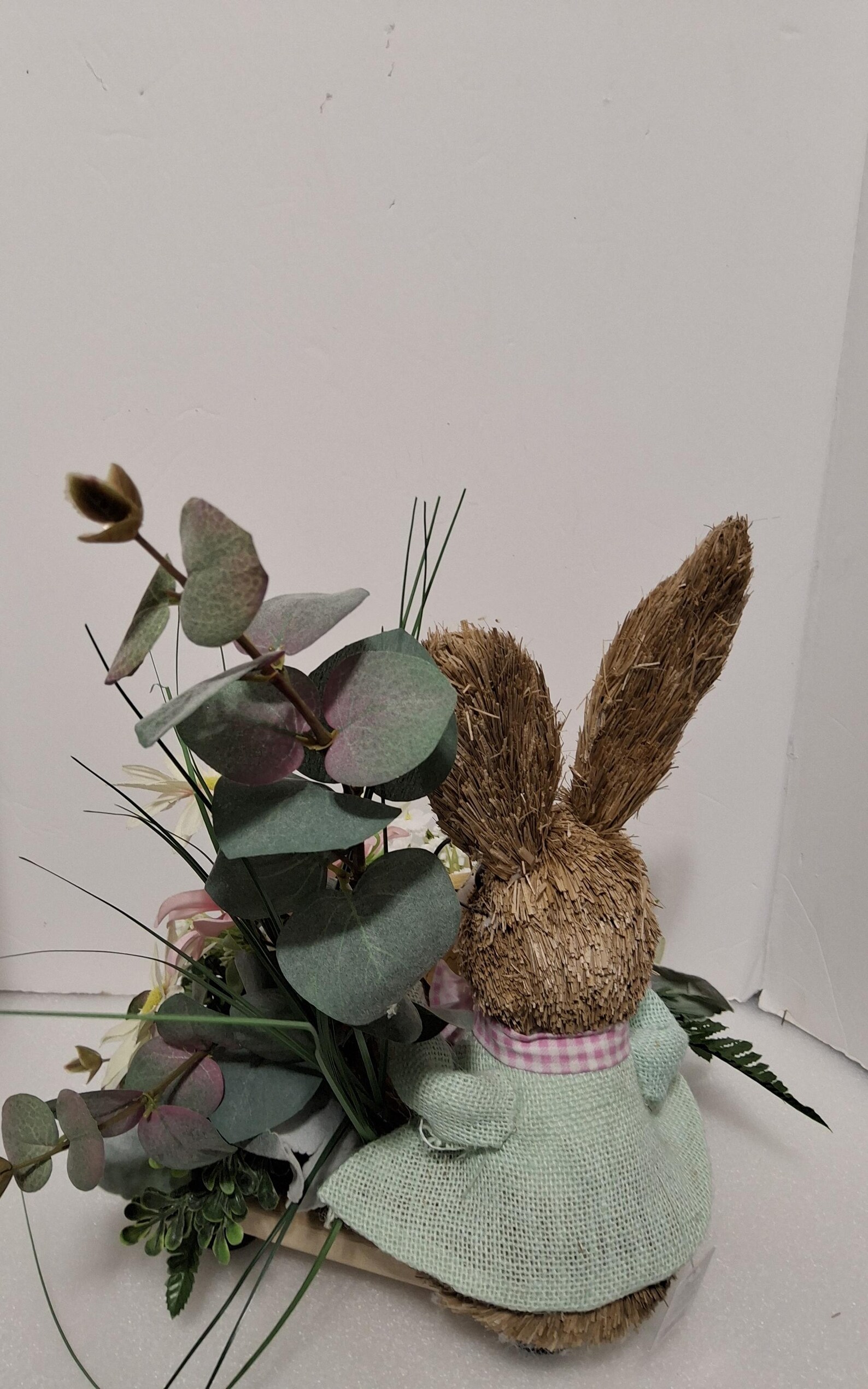 RAZ Imports Bunny Centerpiece | Easter Table Decor | Farmhouse Rabbit ...