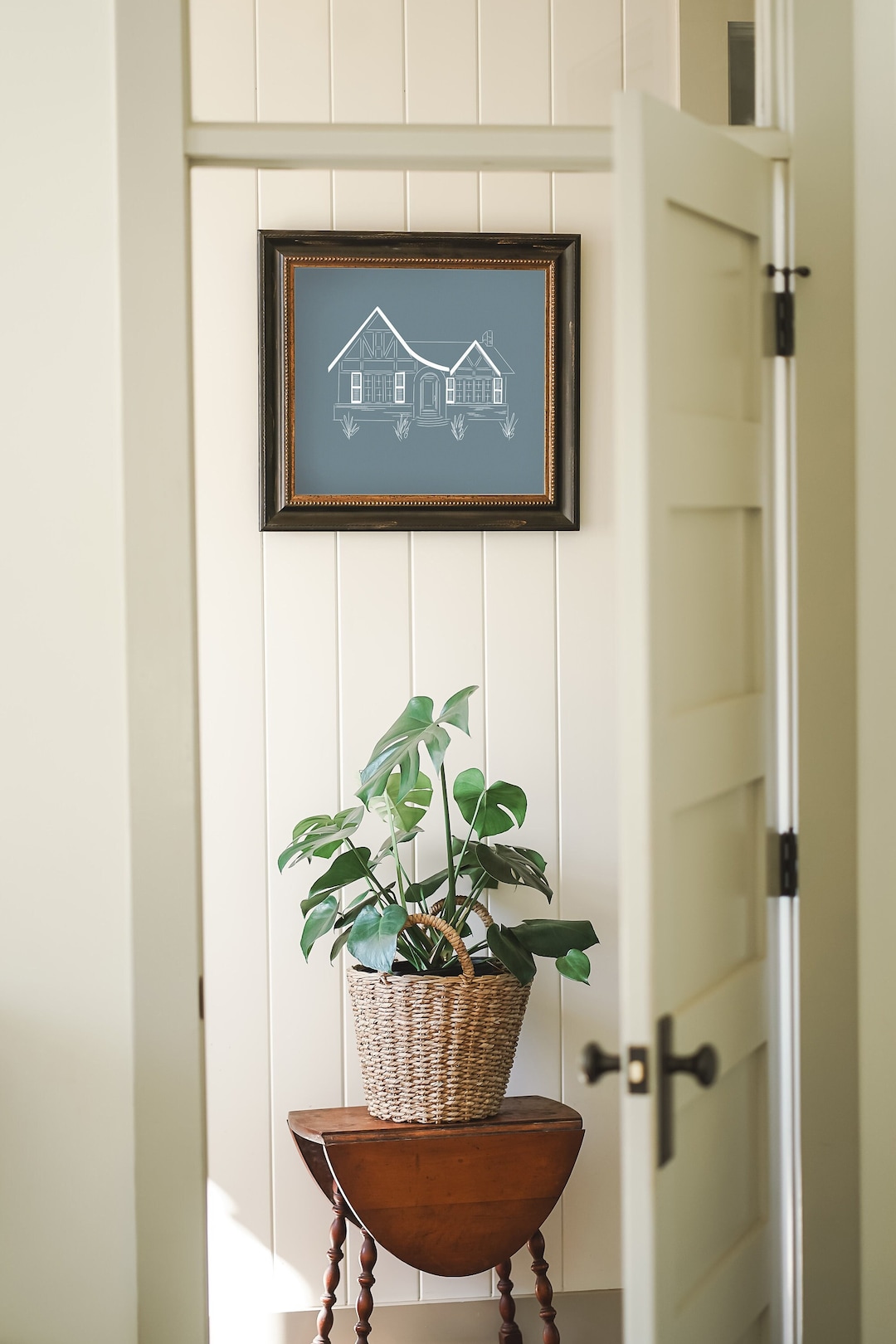 Custom Home Line Drawing | Digital Printable Download - Etsy