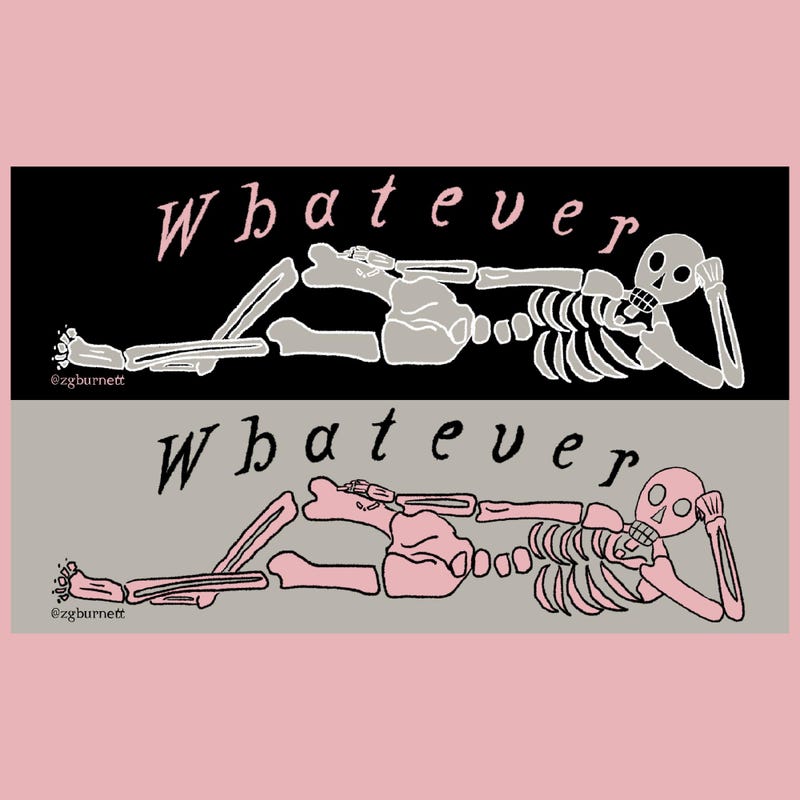 Whatever Bumper Sticker - Etsy