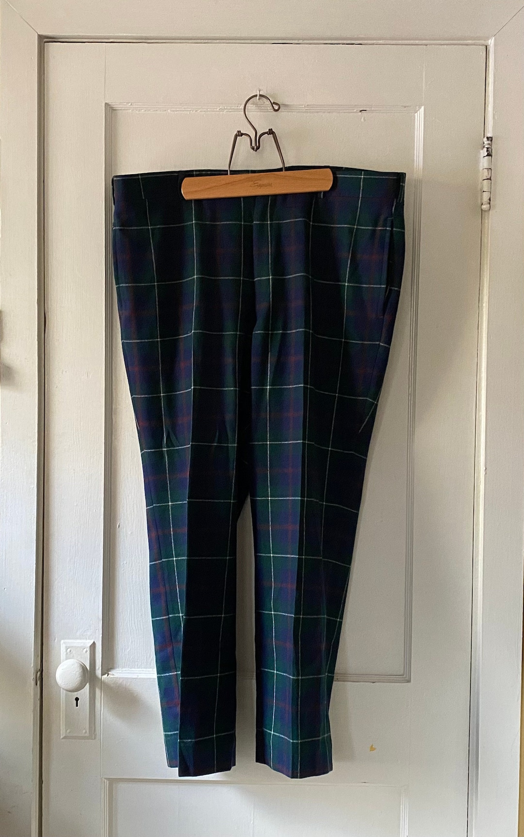 1970s/80s Authentic Cape Cod Tartan Trousers 40 X 29 - Etsy