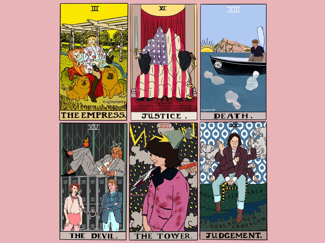 The Preppy Witch Tarot Card Stickers - Etsy