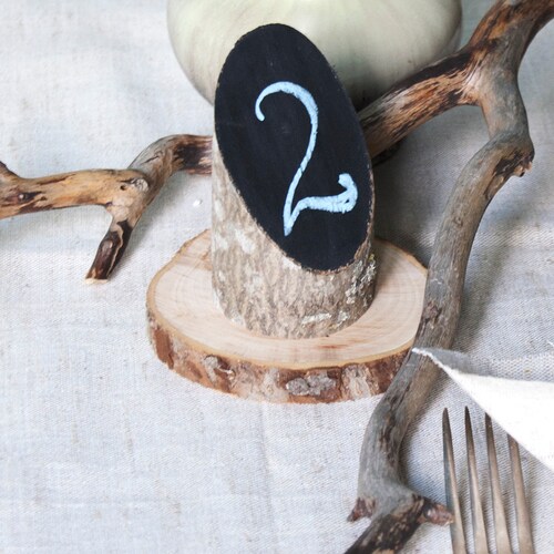 Rustic Table Numbers Rustic Wedding Decor Wooden Table - Etsy
