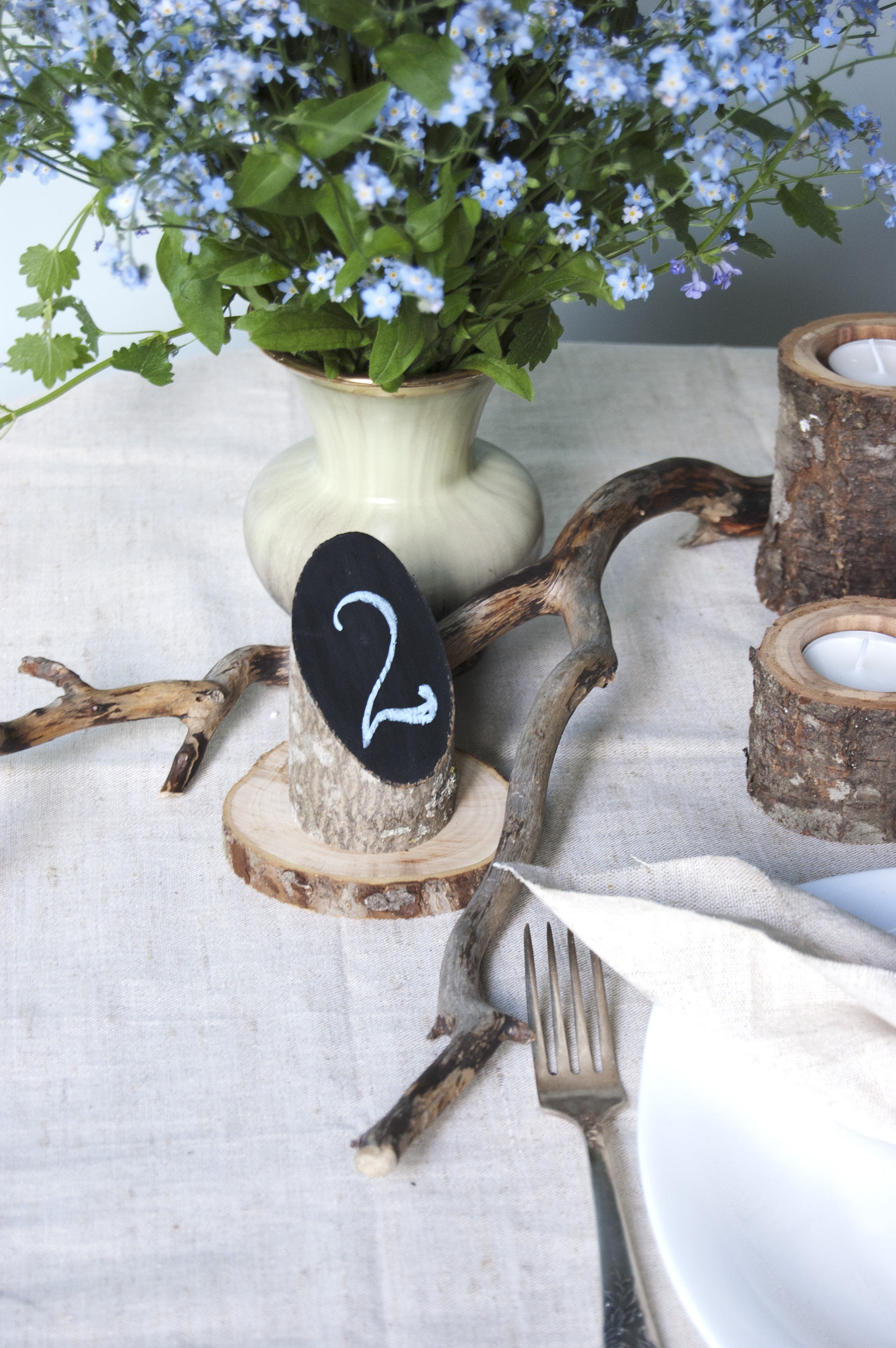 Chalkboard Wooden Table Numbers Rustic Wedding Signs Country | Etsy