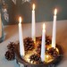 Advent Candle Holder, DIY Advent Wreath Stand, Birch Slab Rustic ...