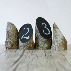 Chalkboard Wooden Table Numbers, Rustic Wedding Signs, Country Wedding ...