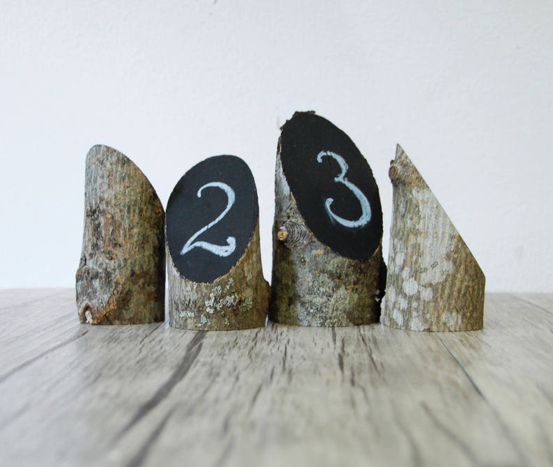 Chalkboard Wooden Table Numbers Rustic Wedding Signs Country | Etsy