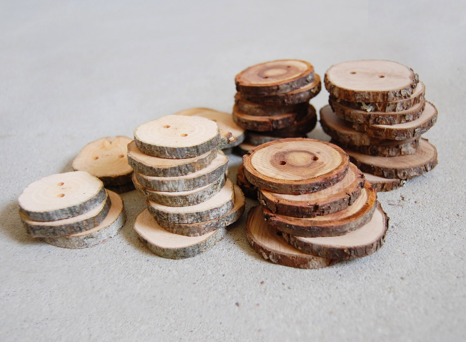 Tree Branch Slices 120 Pcs Different Wood Slices Craft Wood - Etsy