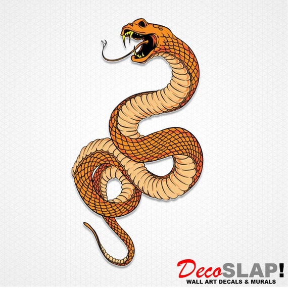 Items similar to DecoSlap - Viper Snake Skin - Wall Art Decal Sticker ...