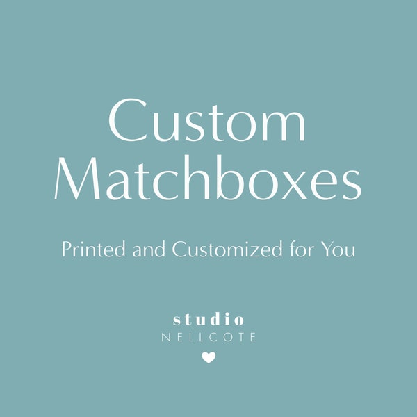 Custom Matchboxes - Etsy