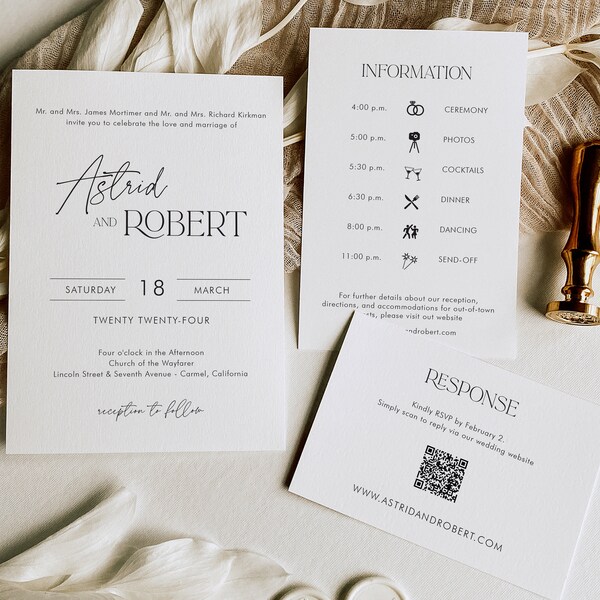 Bohemian Invite - Etsy