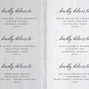 Kindly Deliver to Envelope Template Envelope Address - Etsy