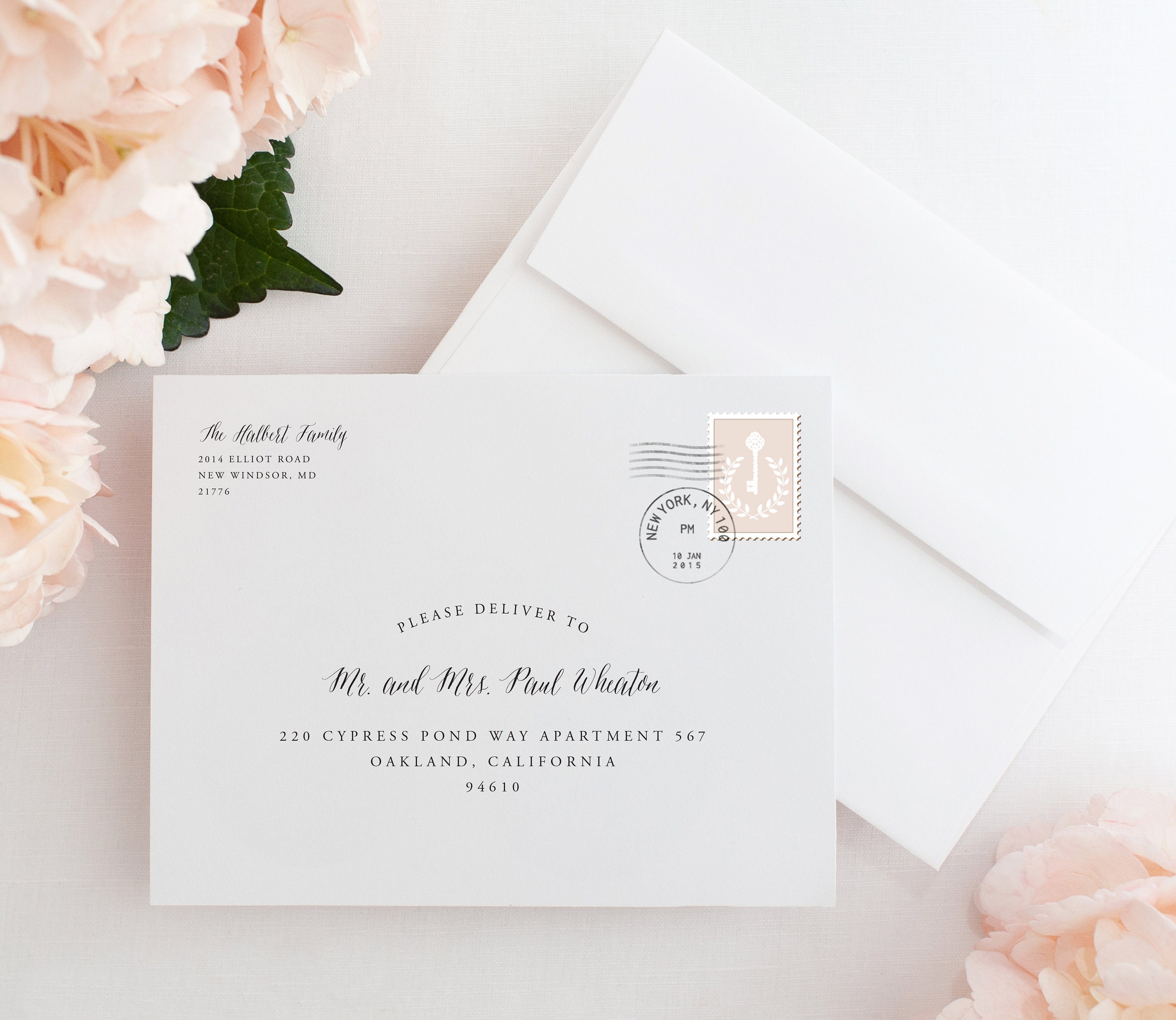 Envelope Template-address Template-printable Custom - Etsy