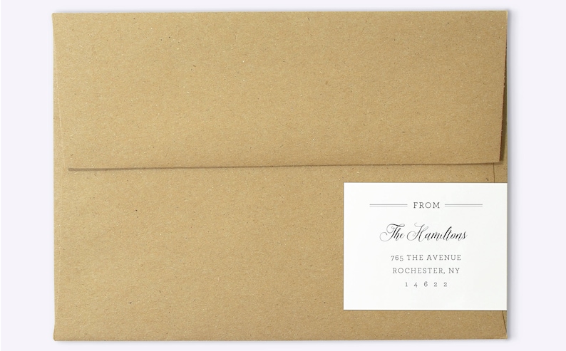 Wrap Around Labels - Printable Address Labels - Wedding Templates ...