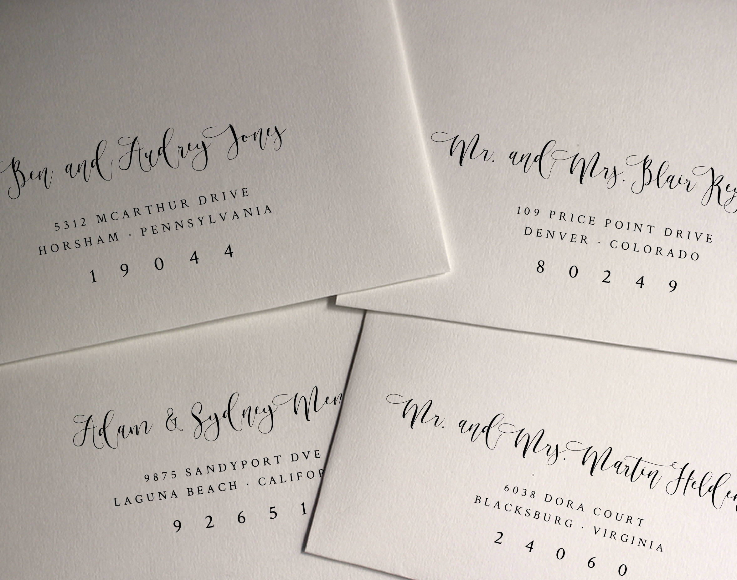 Envelope Addressing Calligraphy Guest Address on Envelopes | Etsy