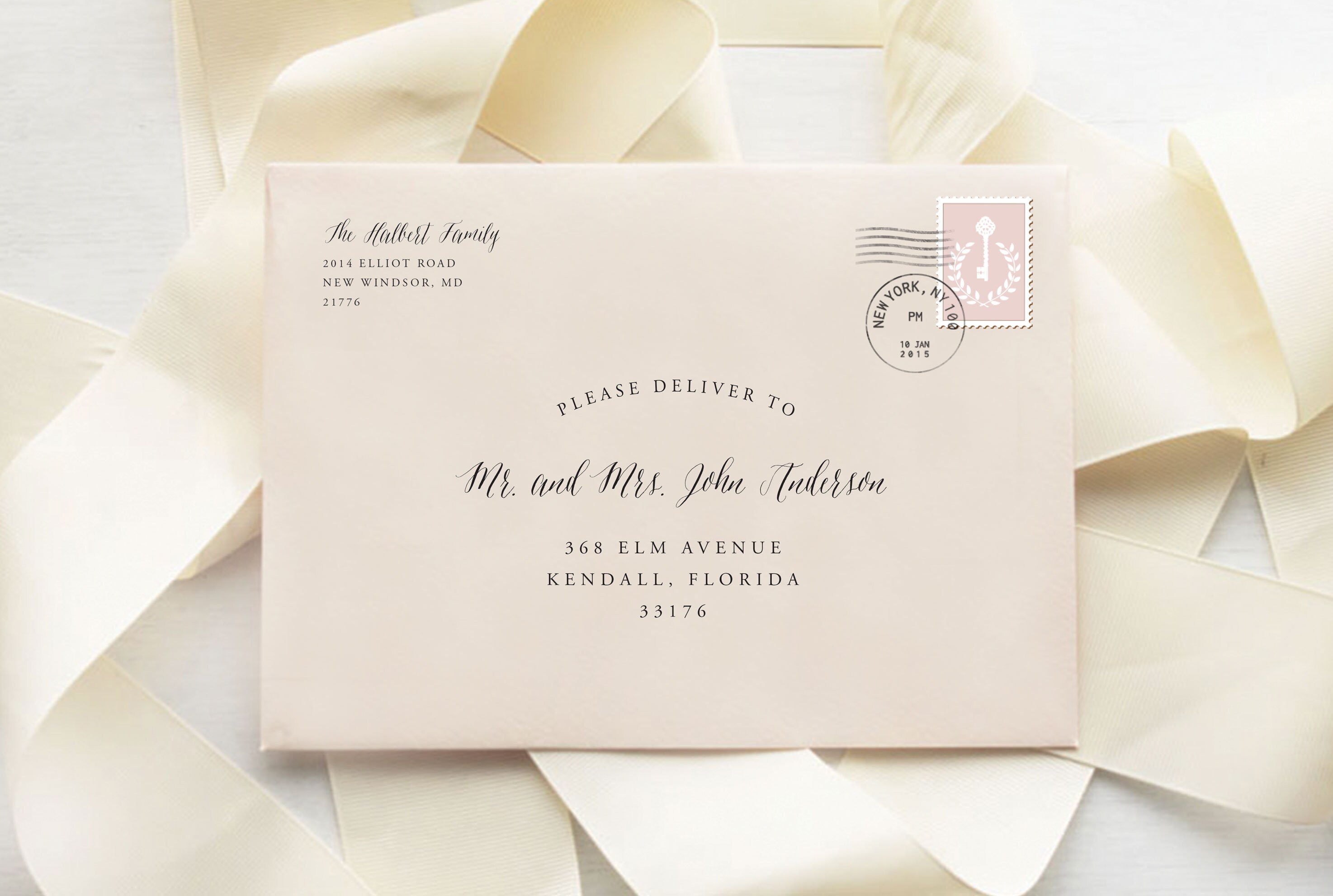 Envelope Template-address Template-printable Custom - Etsy