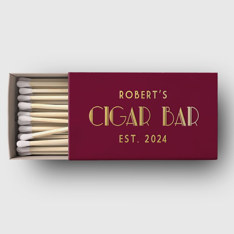 Custom Cigar Matches - Etsy