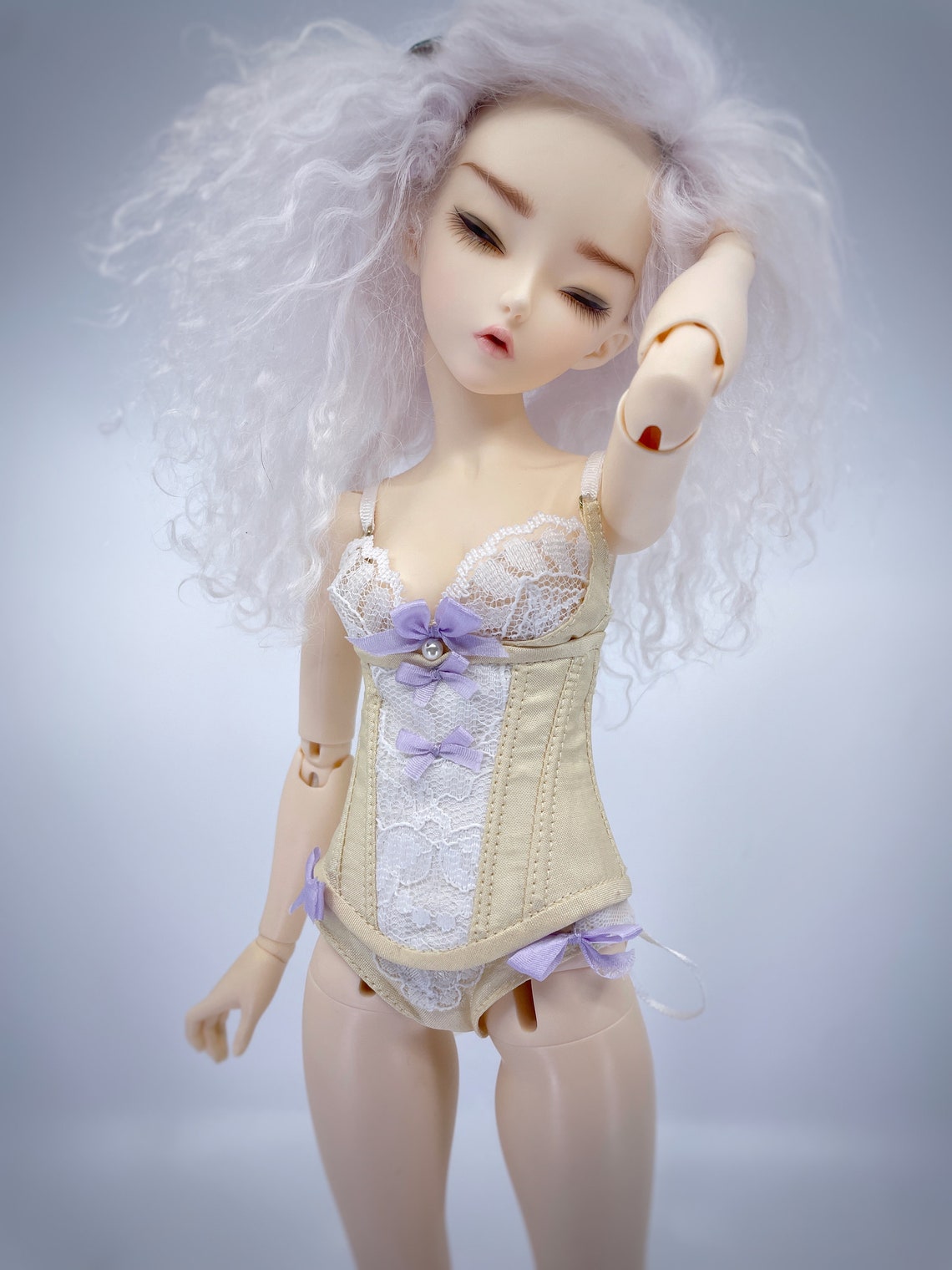 Corset Lingerie Set for Minifee-yellow - Etsy