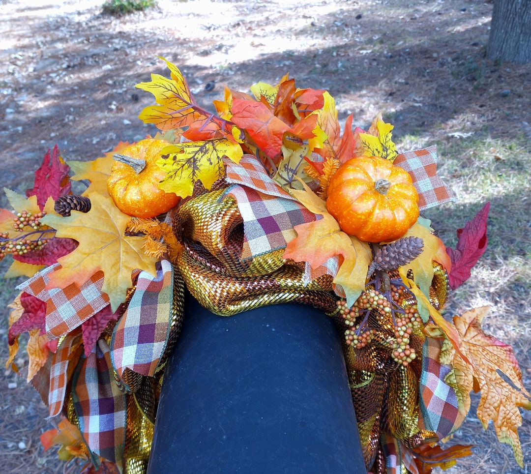Fall Mailbox Swag Fall Mailbox Garland Fall Wreath Fall - Etsy