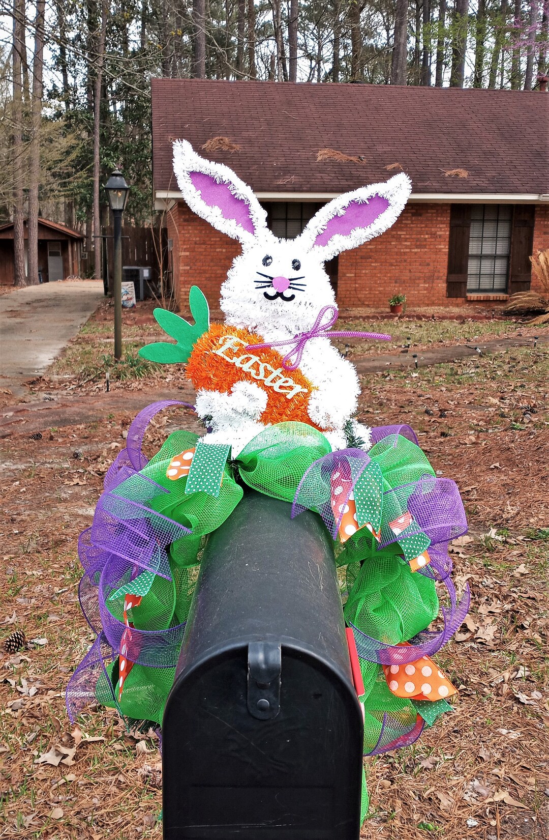Easter Mailbox Swag, Easter Bunny Swag, Holiday Decor, Easter ...