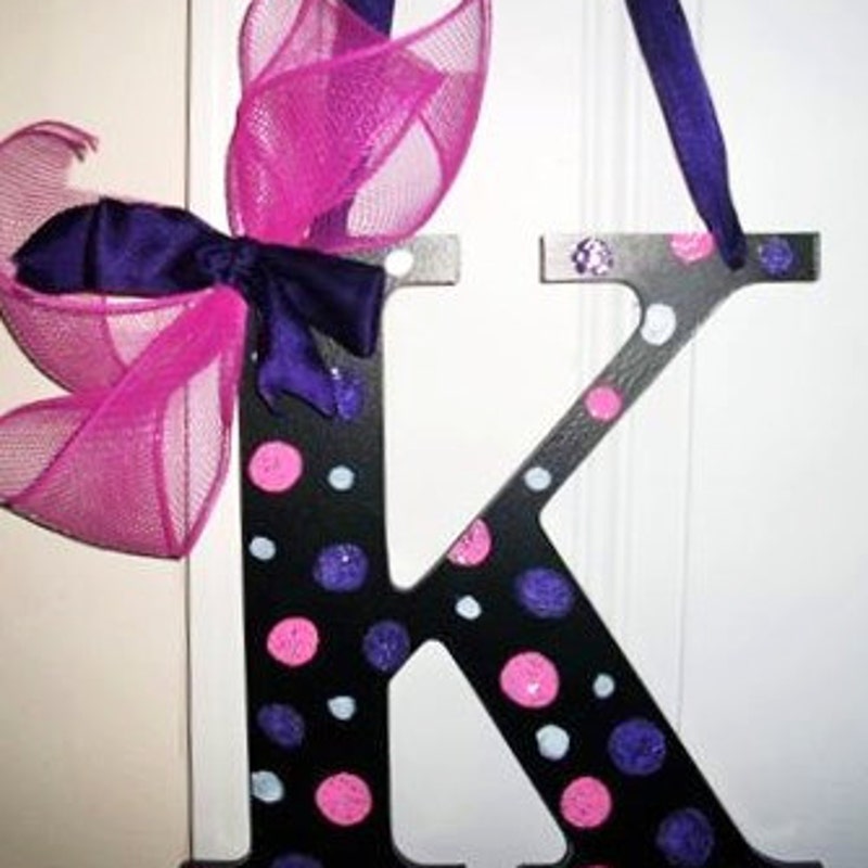 Painted Initials - Etsy