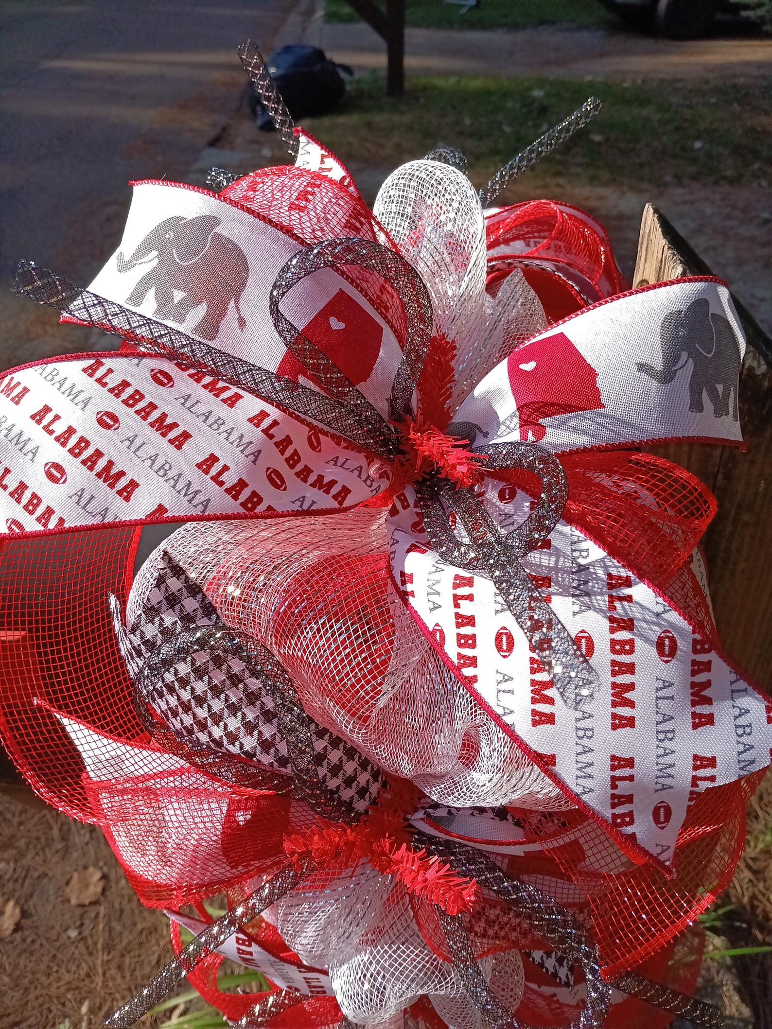 Alabama Roll Tide Crimson Tide Fan Gift, Alabama Football Mailbox Swag ...