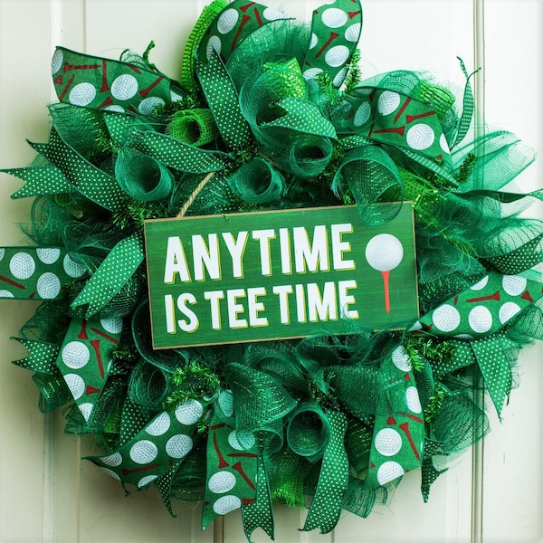 Golf Door Wreath - Etsy