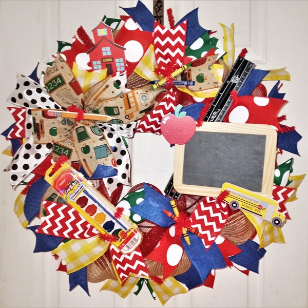 Chalkboard Wreath - Etsy