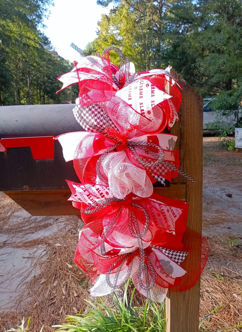 Alabama Roll Tide Crimson Tide Fan Gift, Alabama Football Mailbox Swag ...