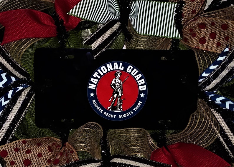 National Guard Wreath National Guard Decor Military Wreath | Etsy
