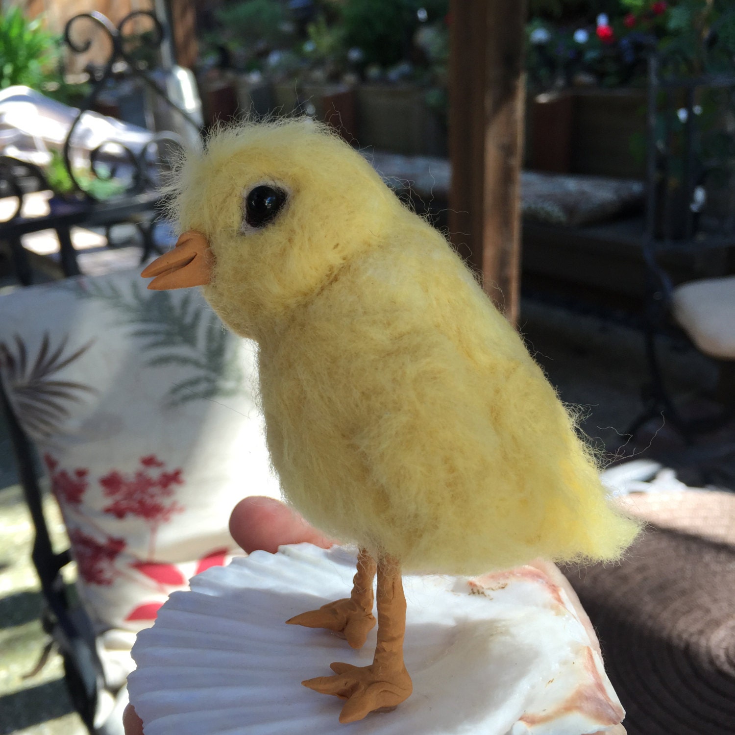 Sold Listing for Ann. Custom Ordered Needle Felt Baby Chick. - Etsy Canada