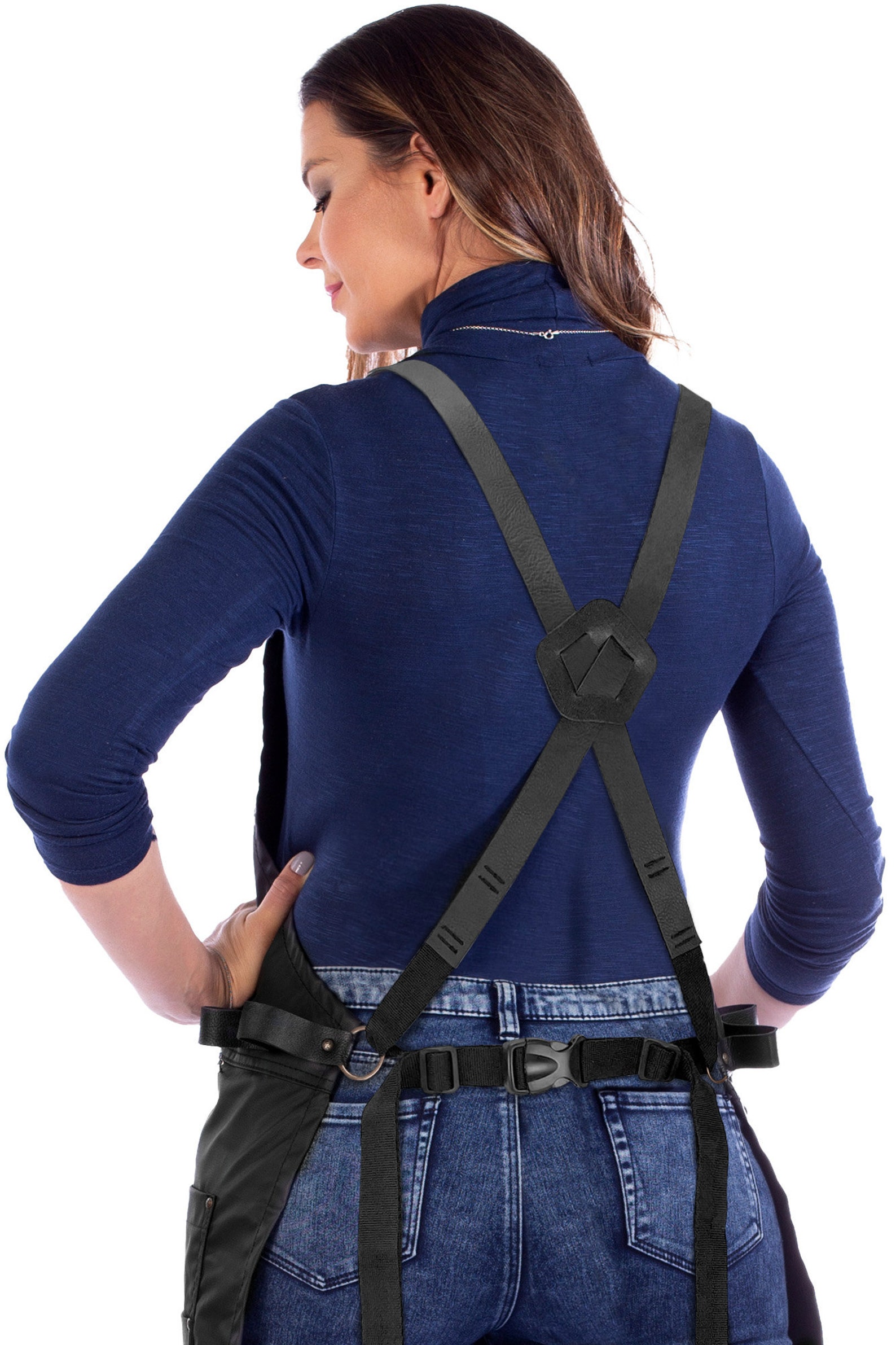 Barber Apron Leather Straps Pockets Loops and - Etsy