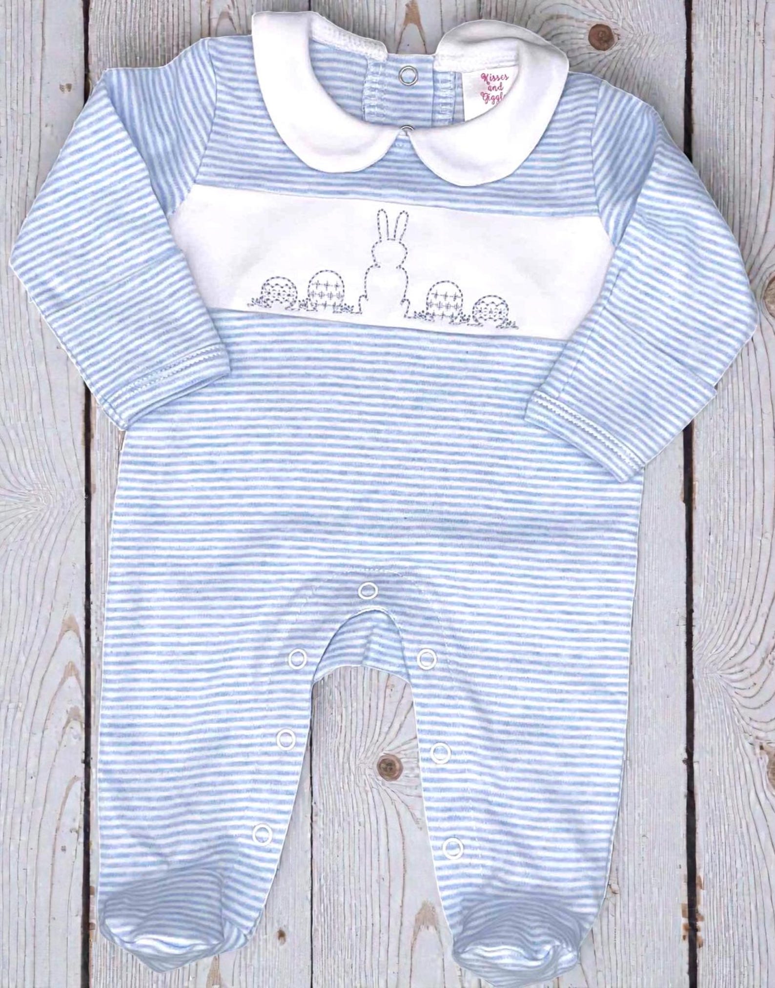 Coming Home Outfit Footie, Baby Boy Newborn, Easter Striped Baby Boy ...