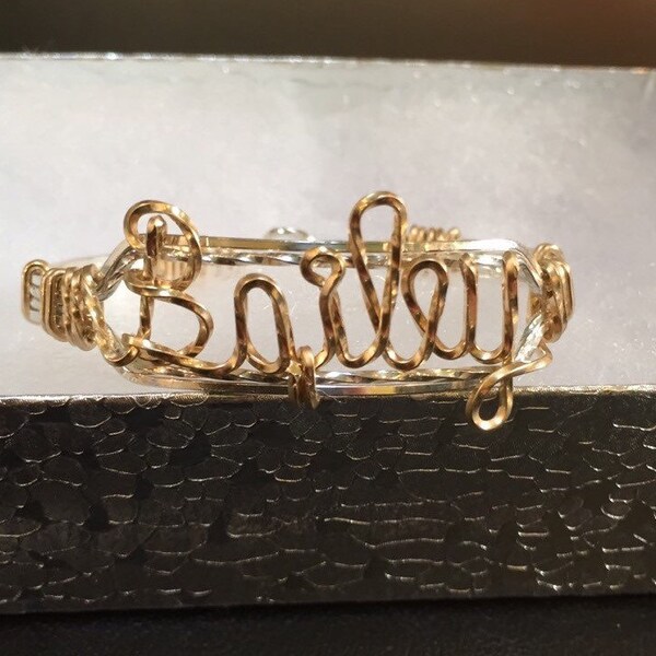 Wire Name Jewelry - Etsy