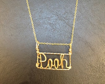 Wire Name Pin 14K Rose Gold Fill Name Jewelry Personalized Name Pin ...