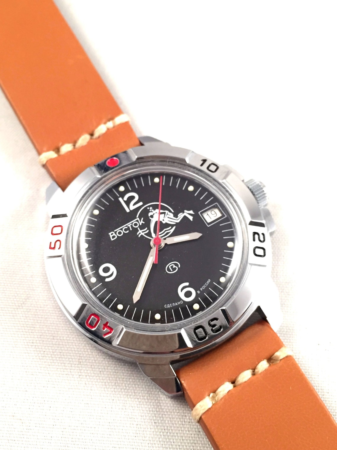 Vintage Military Men Watch Vostok komandirskie DIVER | Etsy