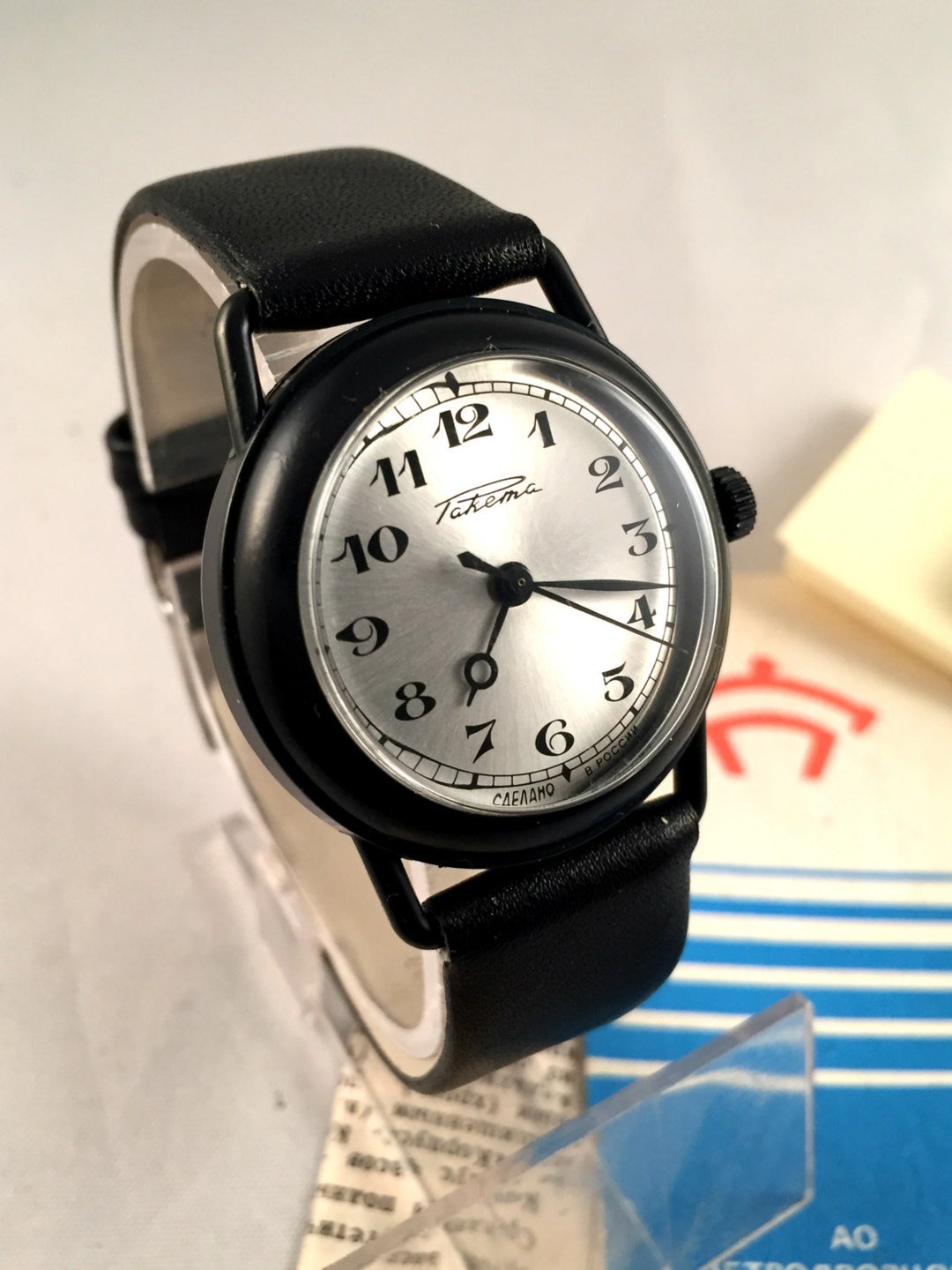 NEW Stylish Vintage Men's Watch Called "rocket" (raketa). Mechanical ...