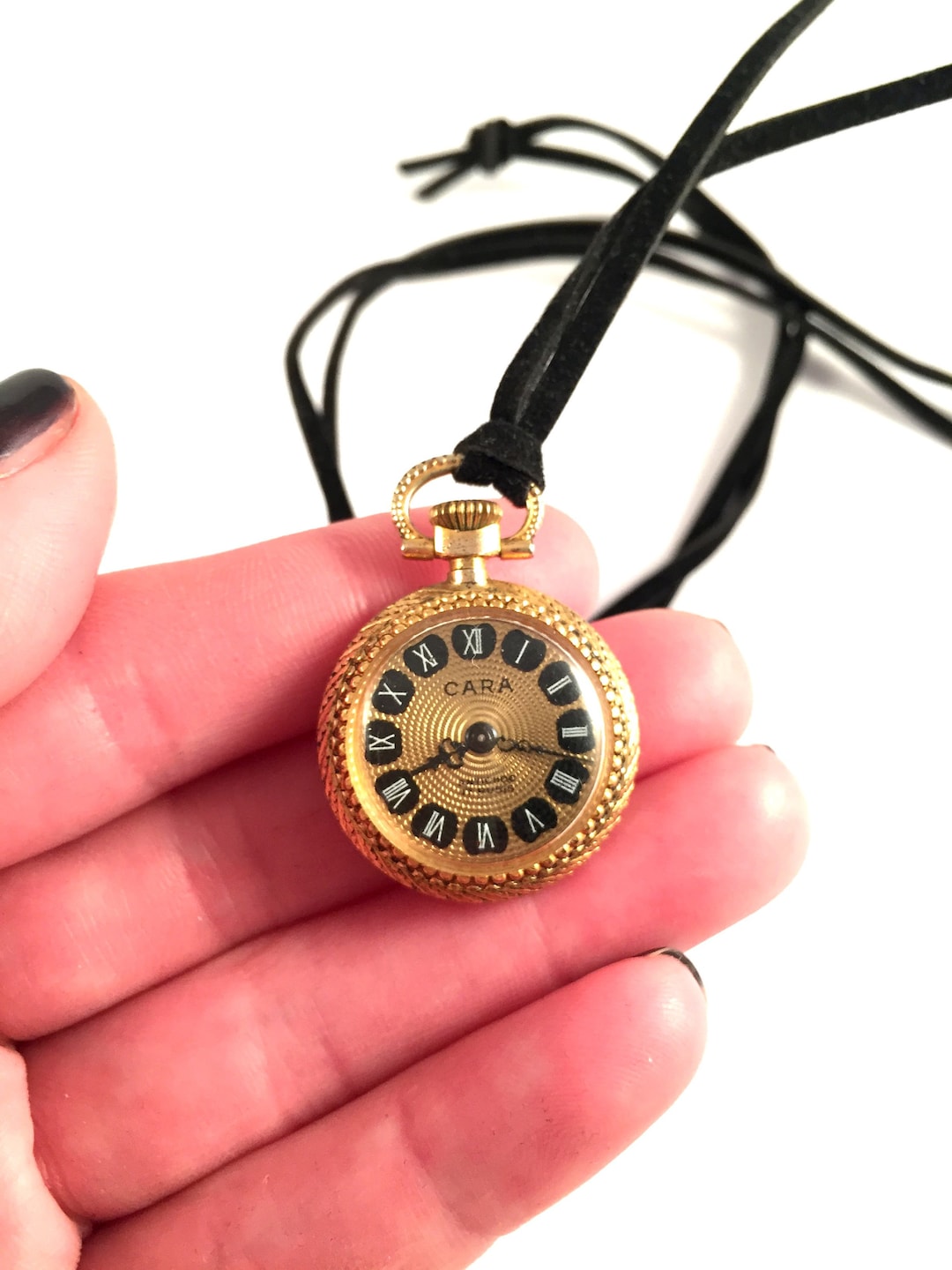 Vintage Women SWISS Pendant Watch CARA From 80s . Rare Swiss Timepiece ...