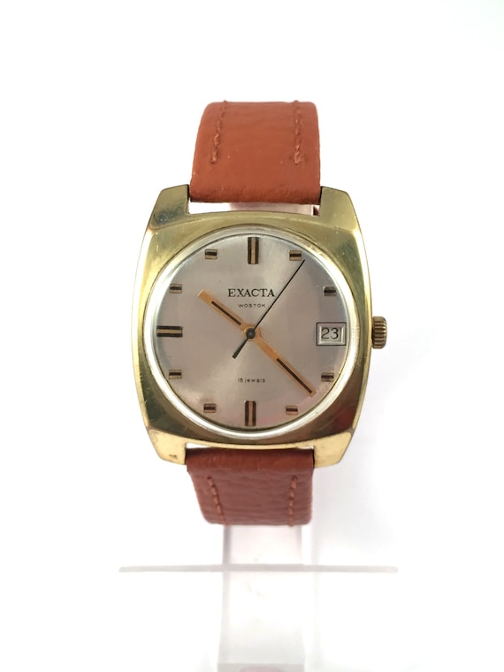 Rare Vintage men watch EXACTA-VOSTOK, mechanical USSR… - Gem
